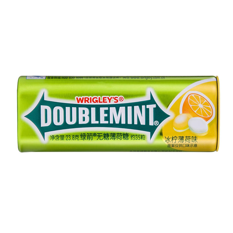 Doublemint Zero-Sugar Mint Candy (Icy Lemon Mint) - 23.8 grams ...