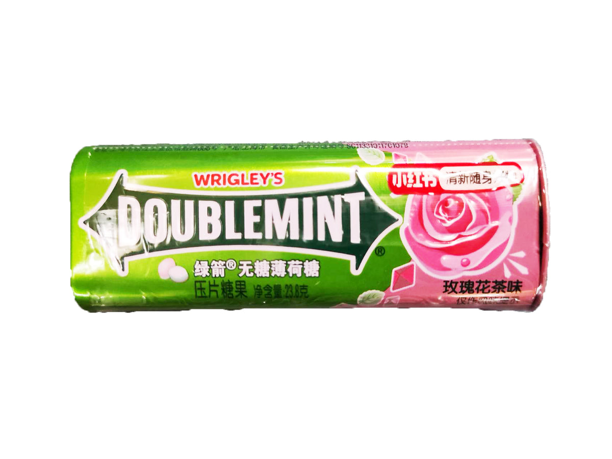 Doublemint Zero-Sugar Mint Candy (Rose Tea Mint) - 23.8 grams ...