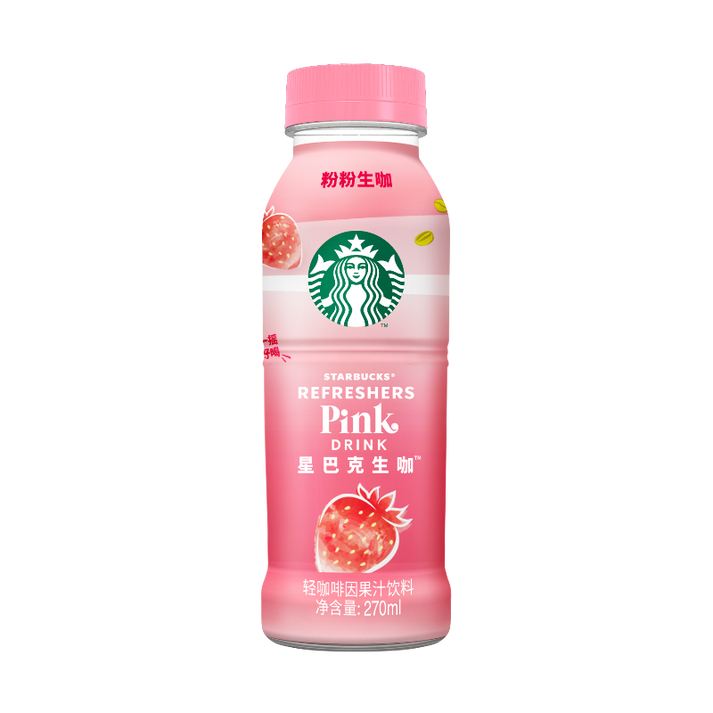Starbucks Pink Drink Strawberry Refresher (Bottle) - 270 ml – Valuemart ...